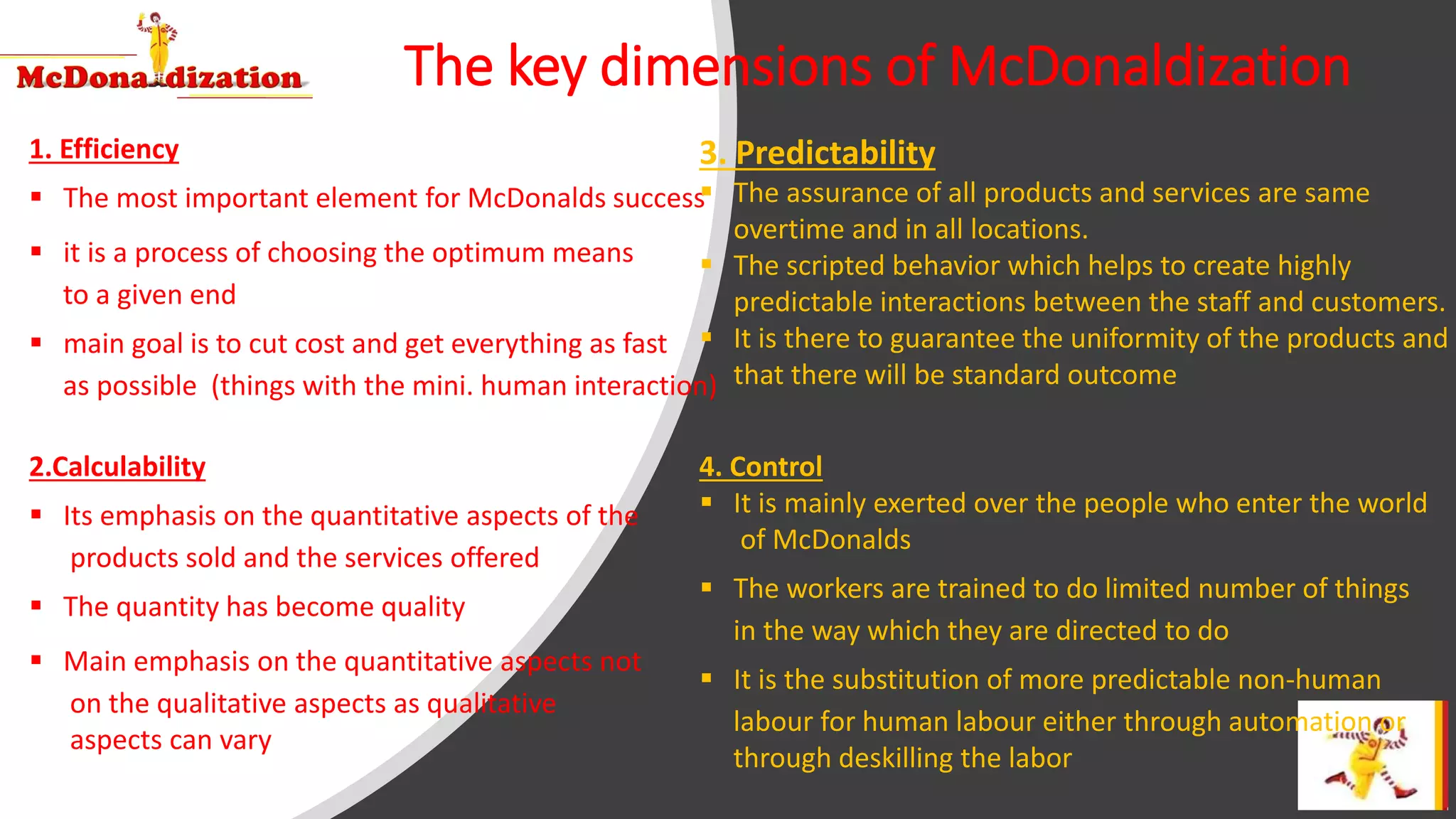 The McDonaldization of Society | PPTX
