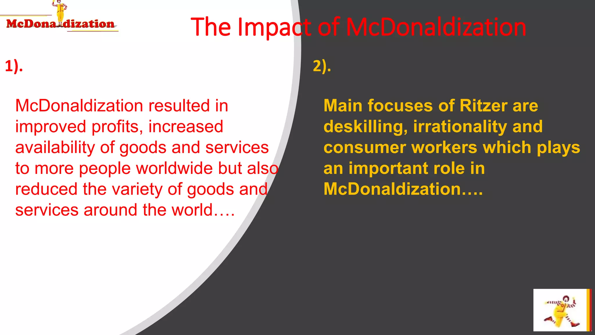 The McDonaldization of Society | PPTX