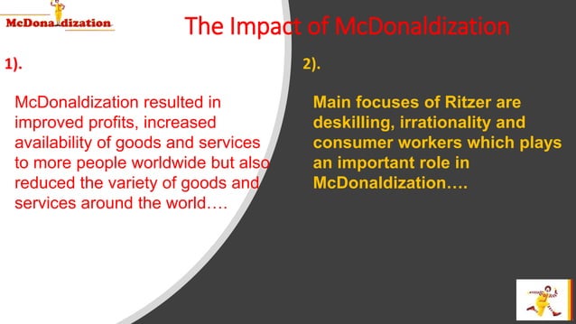 The McDonaldization of Society | PPTX