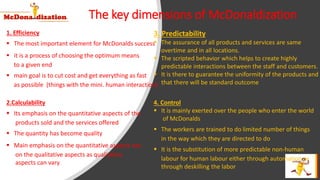 The McDonaldization of Society | PPT