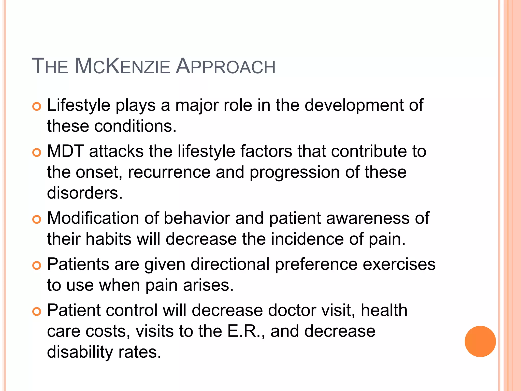 The Mc Kenzie Method | PPTX