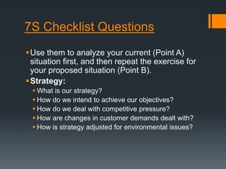 The Mc Kinsey 7s Framework | PPTX | Business Administration | Business