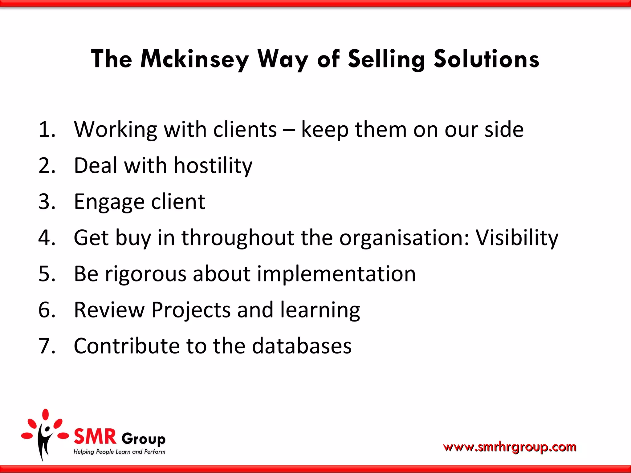 The Mc Kinsey Way | PPT