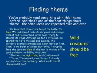 Finding the theme of a text | PPT