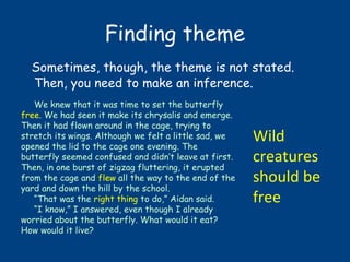 Finding the theme of a text | PPT