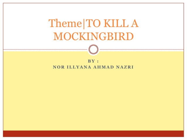 Theme To Kill a Mockingbird | PPT