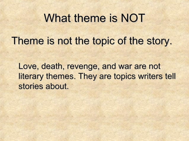 Analyzing Theme | PPT