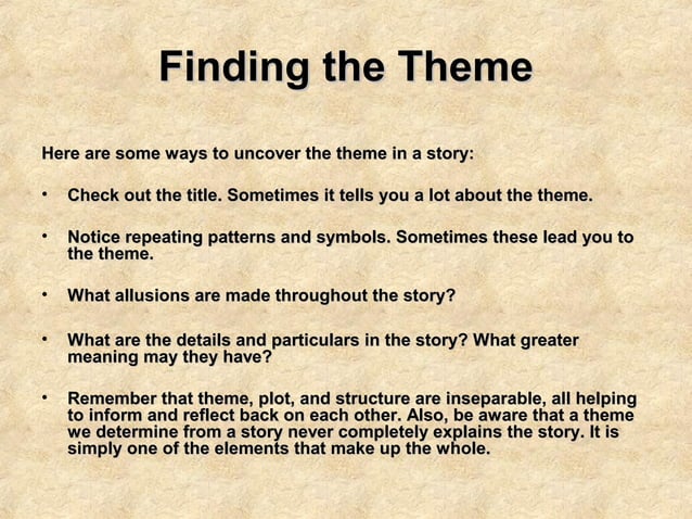 Analyzing Theme | PPT