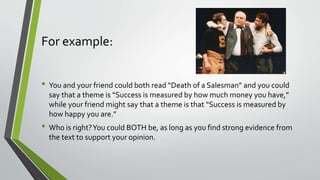 Theme: What It Is and How to Find It | PPTX