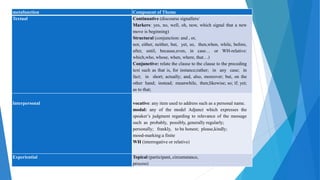 Theme and rheme in the english language | PPTX