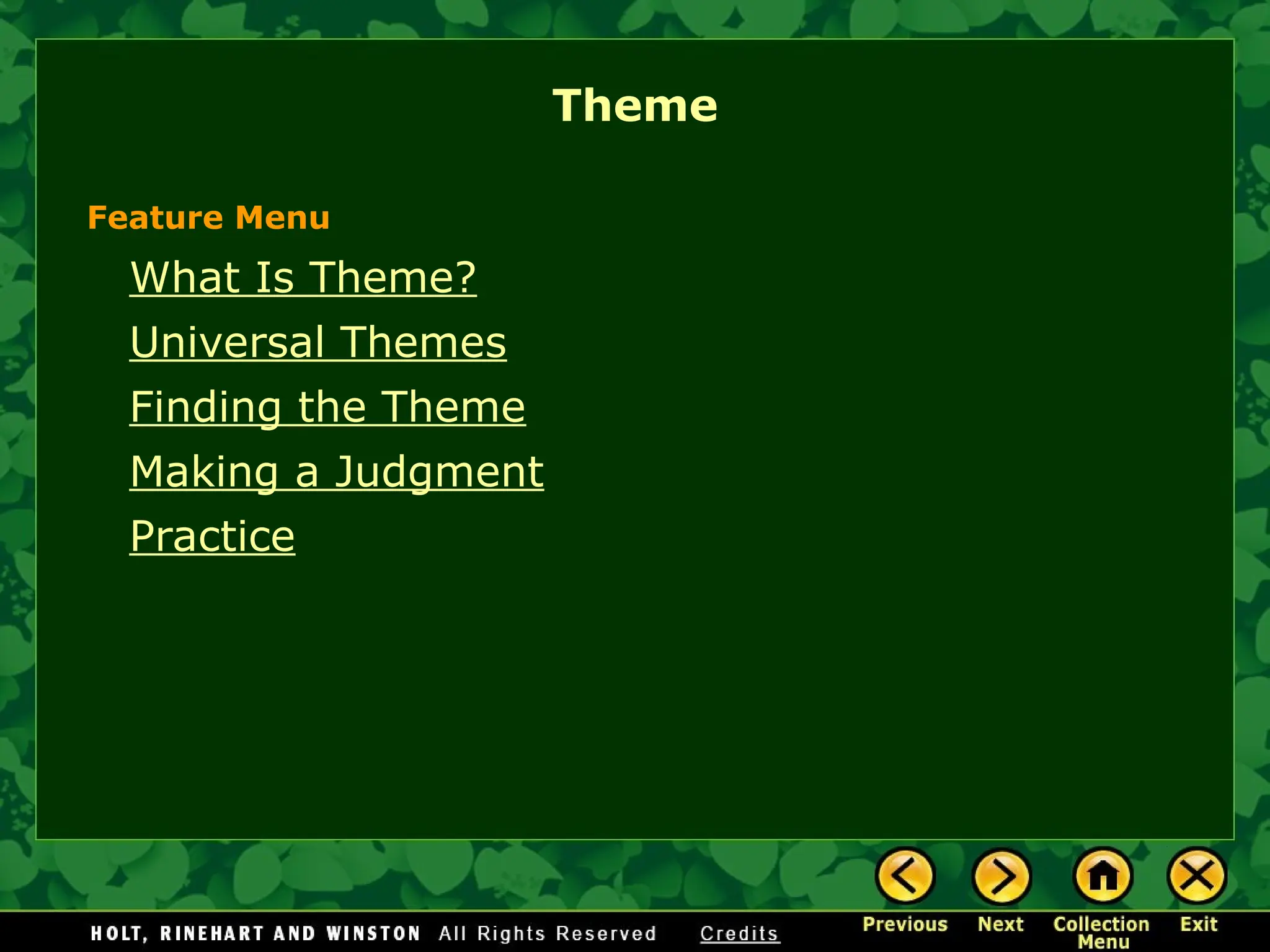 Literature theme building (what is theme) ppt | PPT