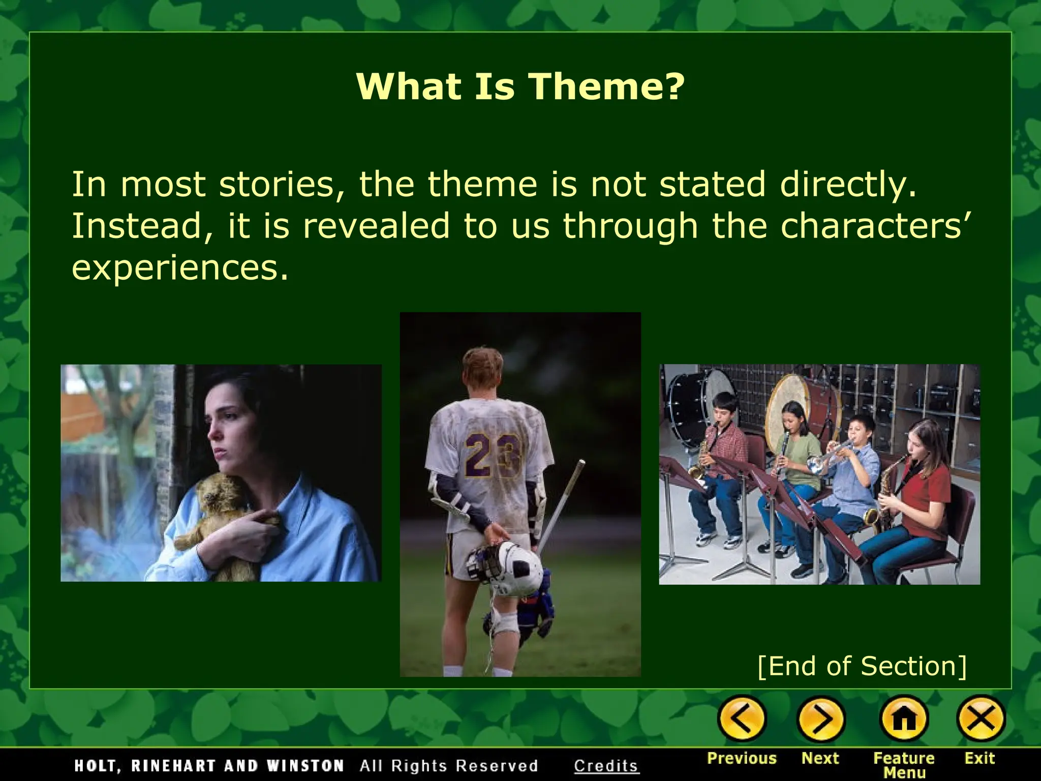 Literature theme building (what is theme) ppt | PPT