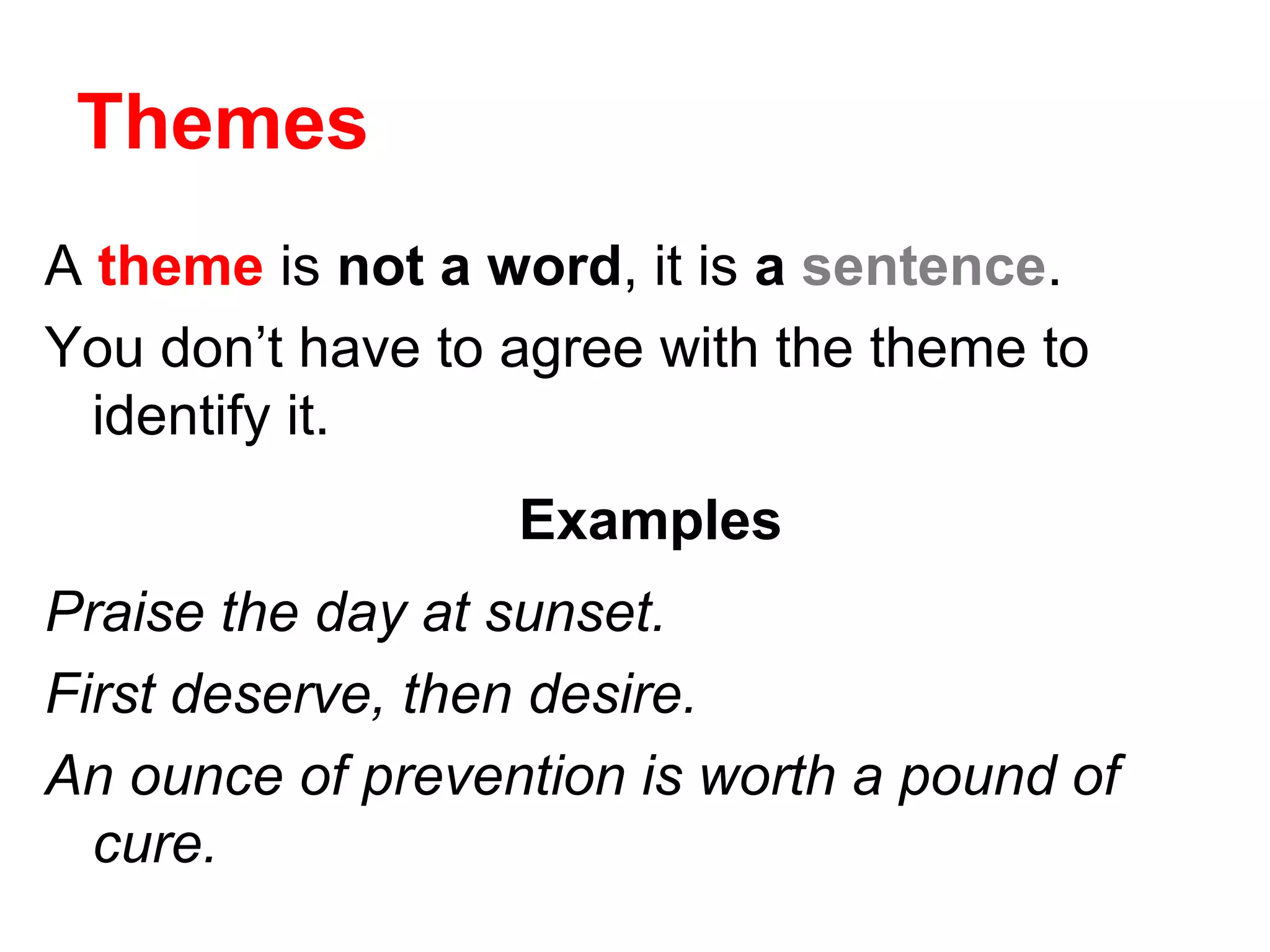 Theme lesson-2 | PPT