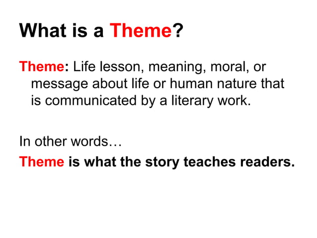 Theme lesson-2 | PPT