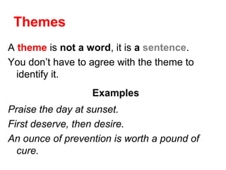 Theme lesson-2 | PPT