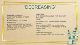 checking the design of prosthesis in complete absence of teeth | PPTX