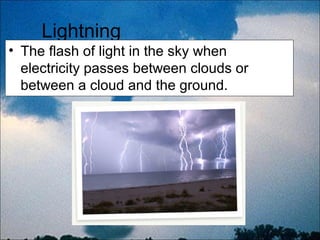 Theme 1 Eye of the Storm vocabulary | PPT