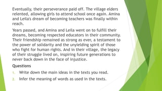 THEME 1 HUMAN RIGHTS.pptx GRADE 8 CBC ENGLISH | PPTX