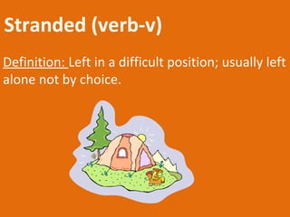 Theme 1 Night of the Twister and Blizzard vocabulary | PPT