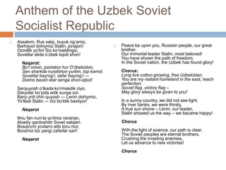 Theme 2 Symbols O'zbekistan simbollari,gerb, madhiyapptx | PPTX