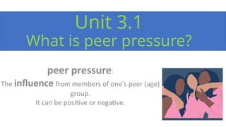 Theme 3 - Peer pressure Grade 6 Life Skills.pptx