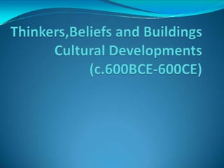 theme 4 BELIEFS AND THINKERS-HISTORY ... | PPTX