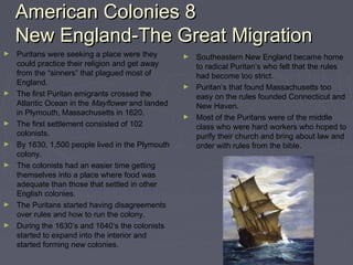 Theme 4 part 2 The English in North America | PPT | Genealogy and ...