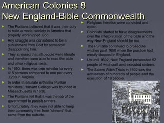 Theme 4 part 2 The English in North America | PPT | Genealogy and ...