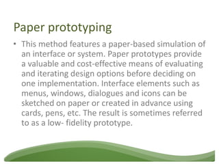 TP2 Prototyping process tools and methods | PDF | Computing | Technology & Computing