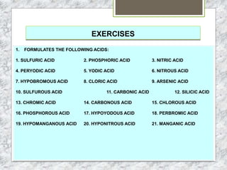 Theme 5 inorganic chemistry 2 | PPT