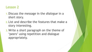 THEME 5 RELATIONSHIPS PEERS.pptx GRADE 8 | PPTX