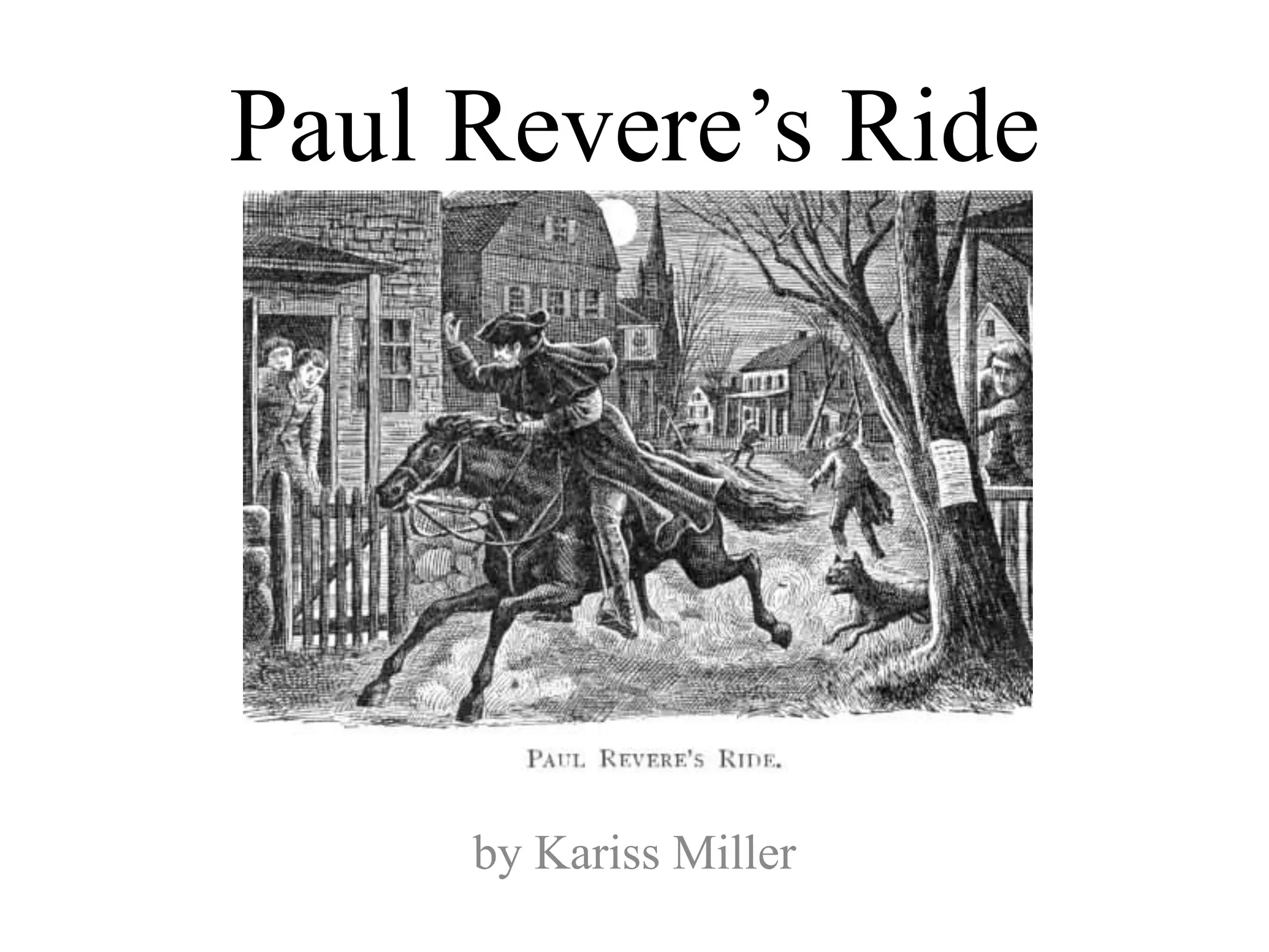 Theme 6 paul revere's ride | PPT