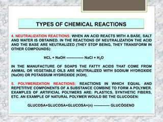 Theme 6 molarity and chemical reactions | PPTX