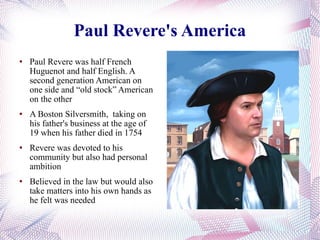 Theme 7 part 2 - Paul Revere's Ride | PPT