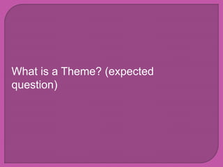 Theme and setting | PPTX