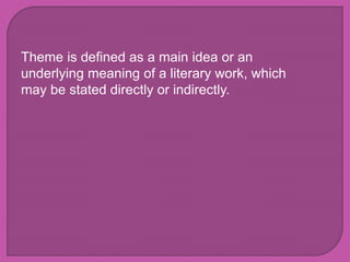 Theme and setting | PPTX