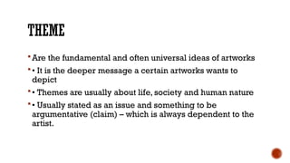 theme and subject matter.pptx jkoiofgfgdf | PPTX