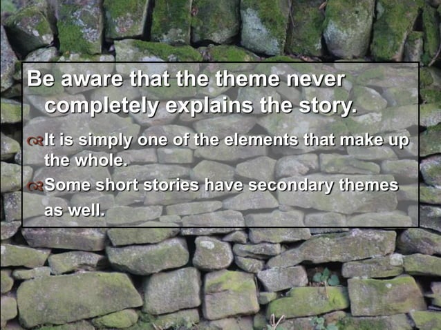 Theme and symbolism | PPTX