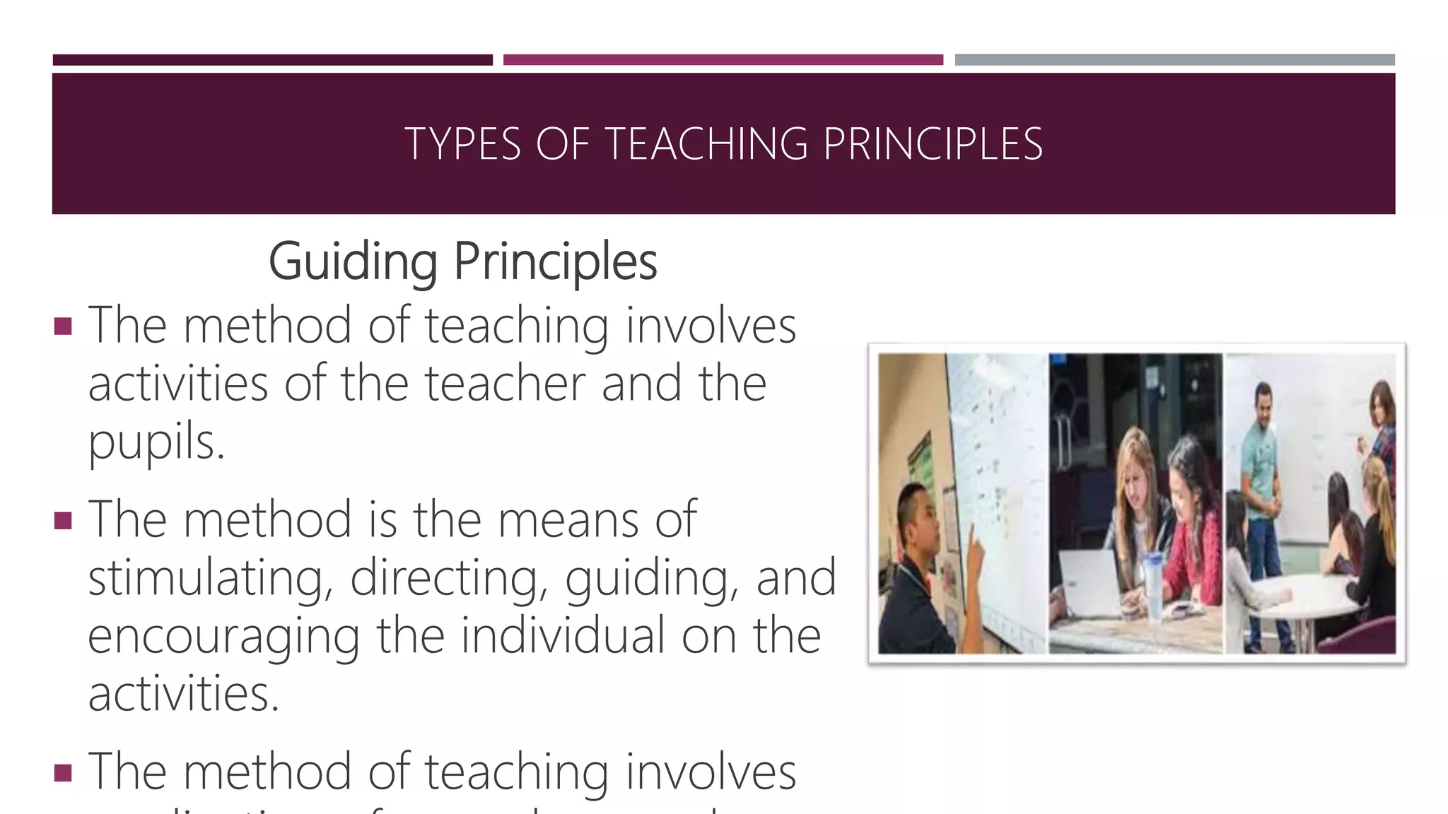 The meaning and importance of principles of teaching1 | PPTX