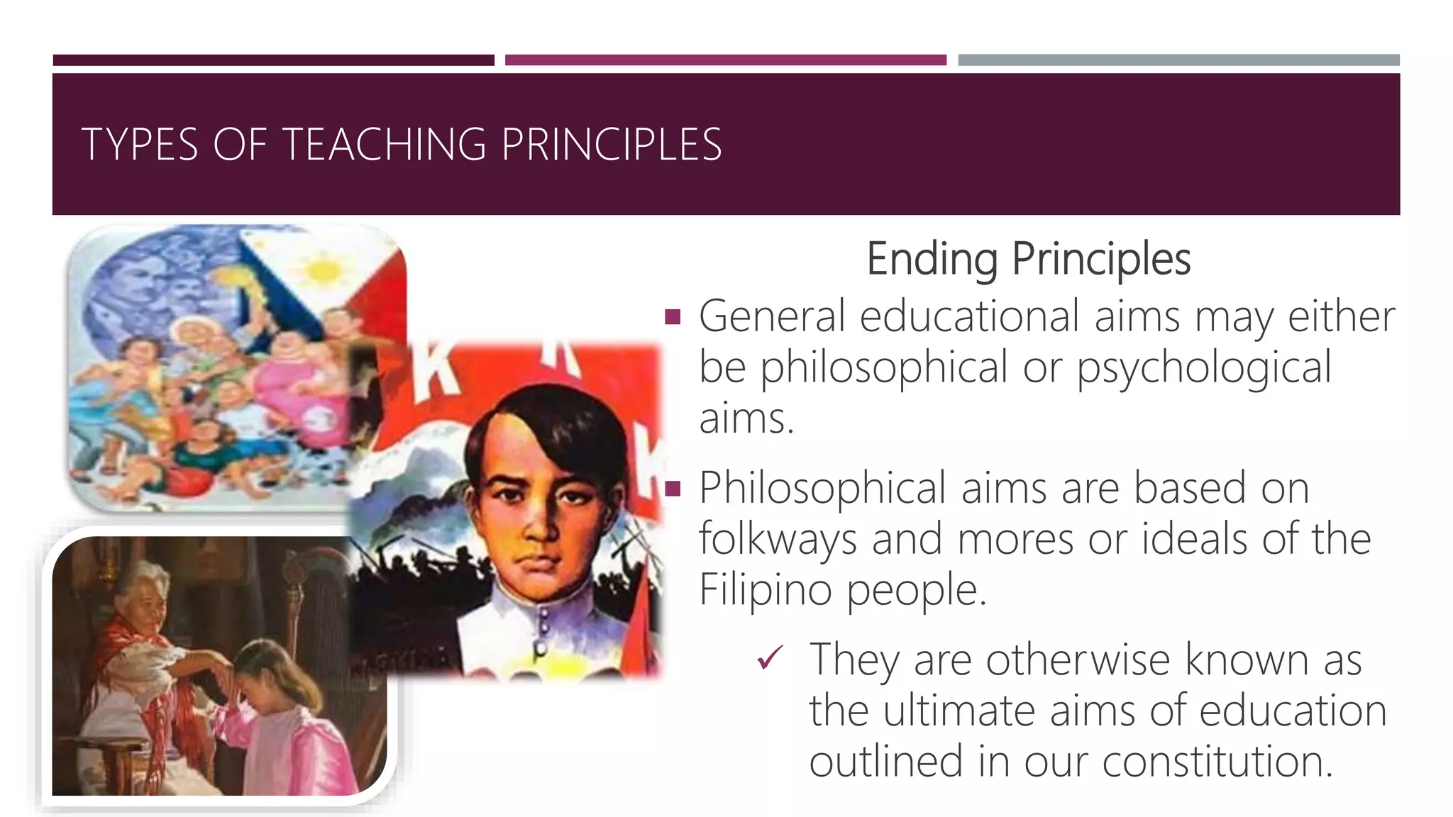 The meaning and importance of principles of teaching1 | PPTX