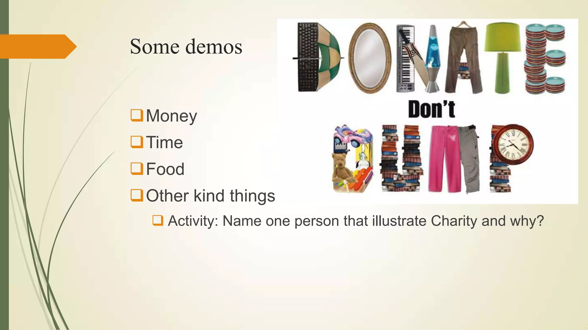 The meaning of charity | PPT