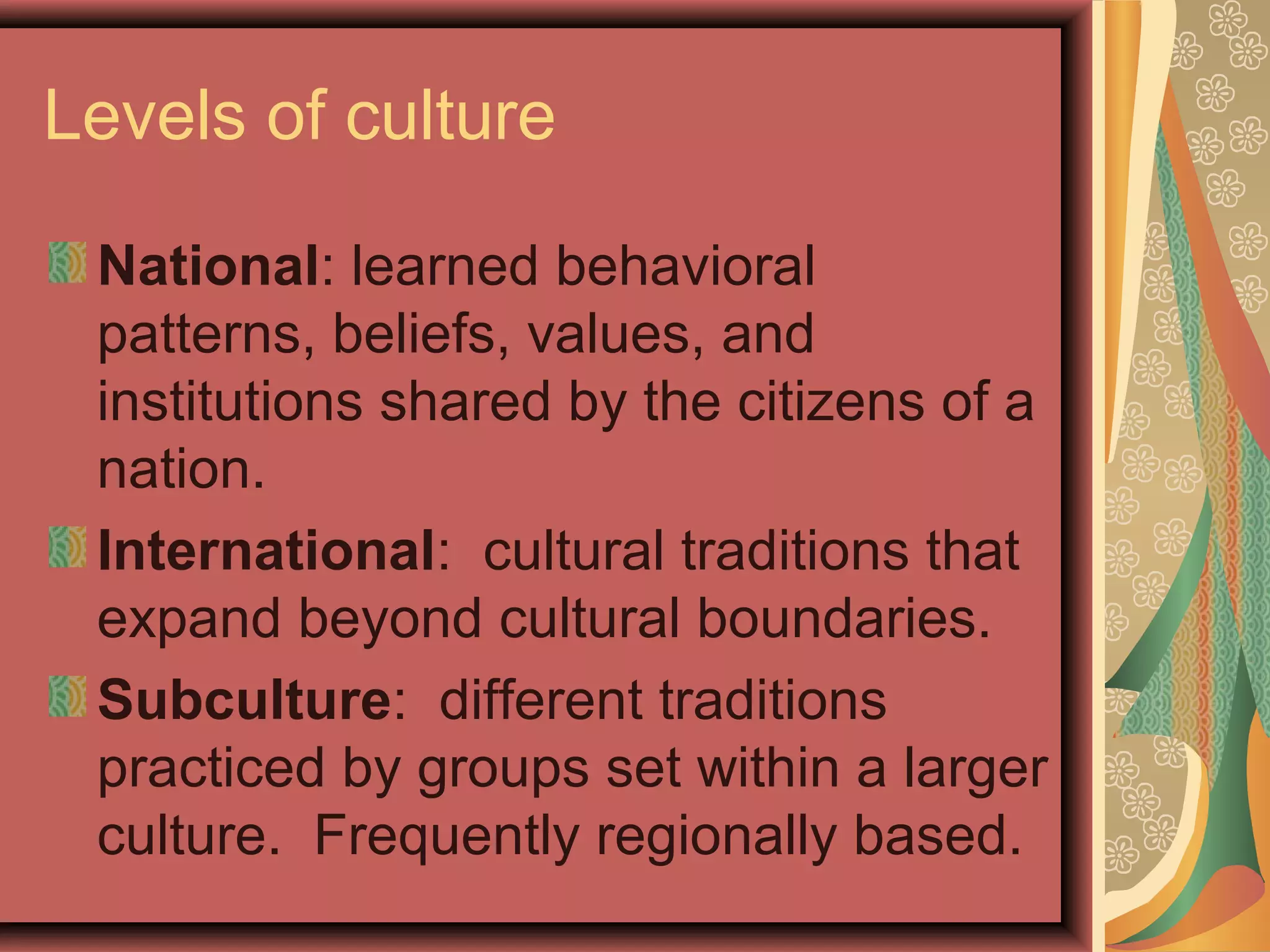 The meaning of culture | PPT