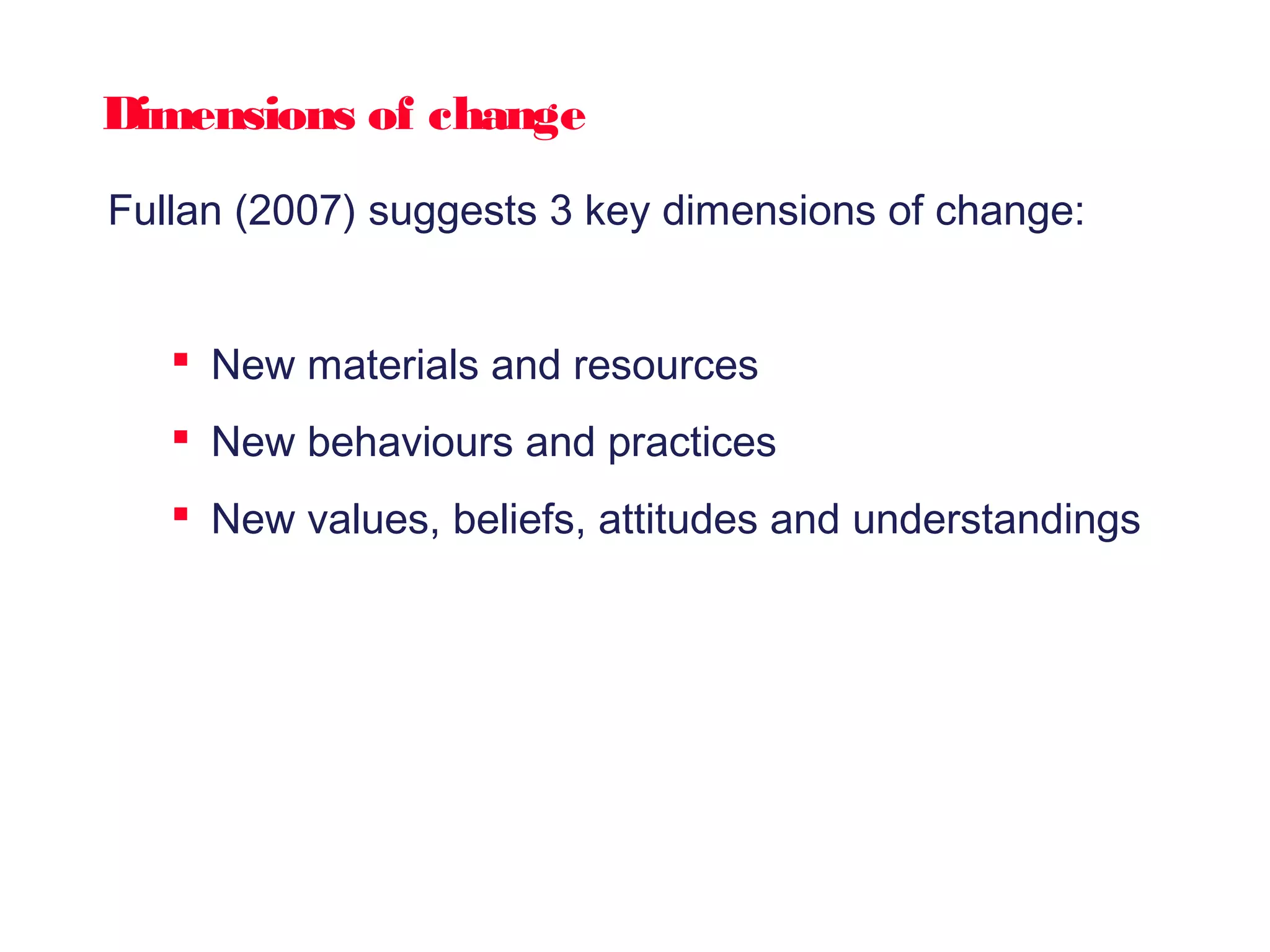 The meaning of educational change | PPT