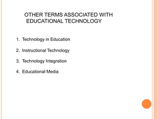 Chapter 1.The meaning of educational technology | PPT