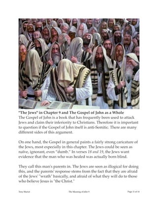 The Meaning of John 9 | PDF