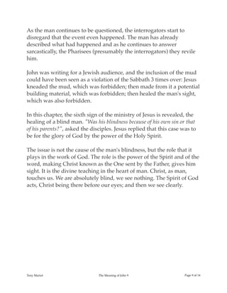 The Meaning of John 9 | PDF