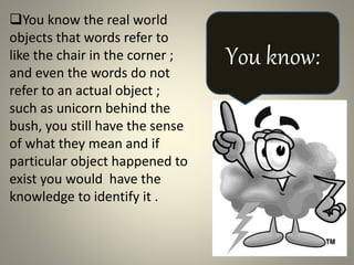 The meaning of language copy | PPTX