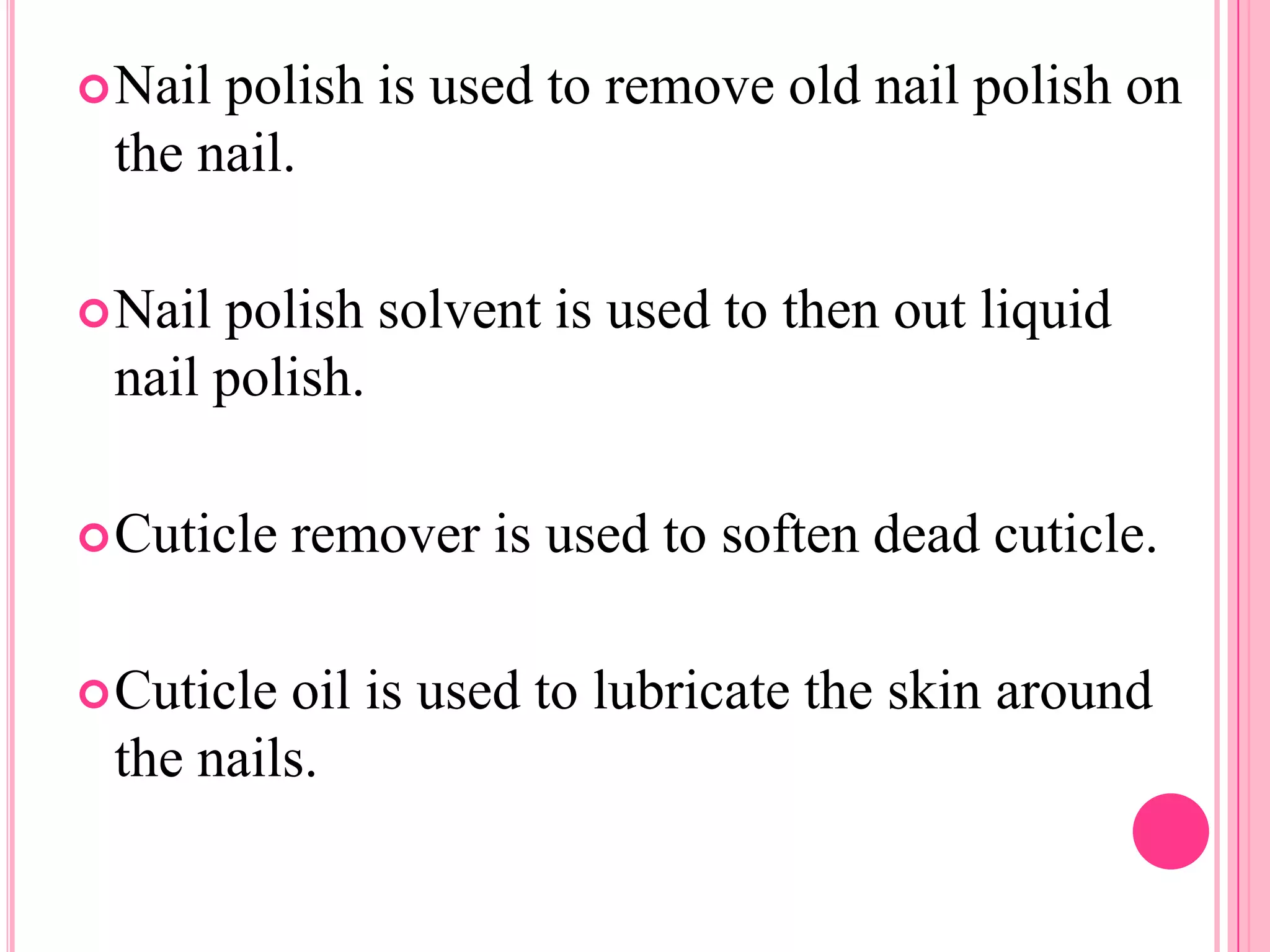 The meaning of manicure | PPT