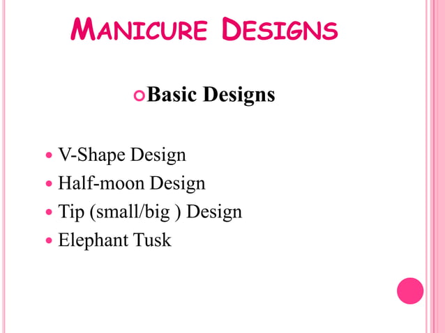 The meaning of manicure | PPT