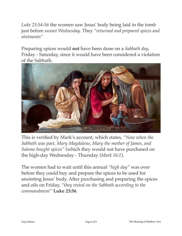 The Meaning of Matthew 16:4 | PDF